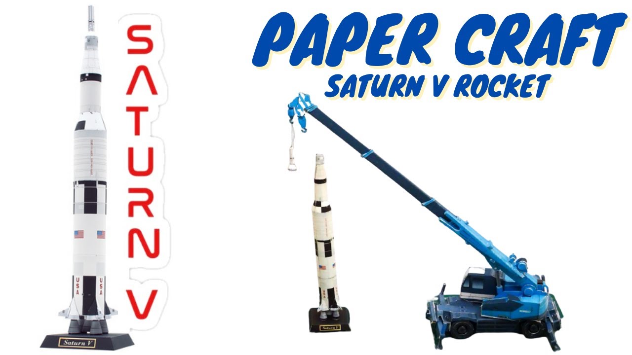 Papercraft Saturn V Rocket Build NASA Saturn V – UGears Suomi