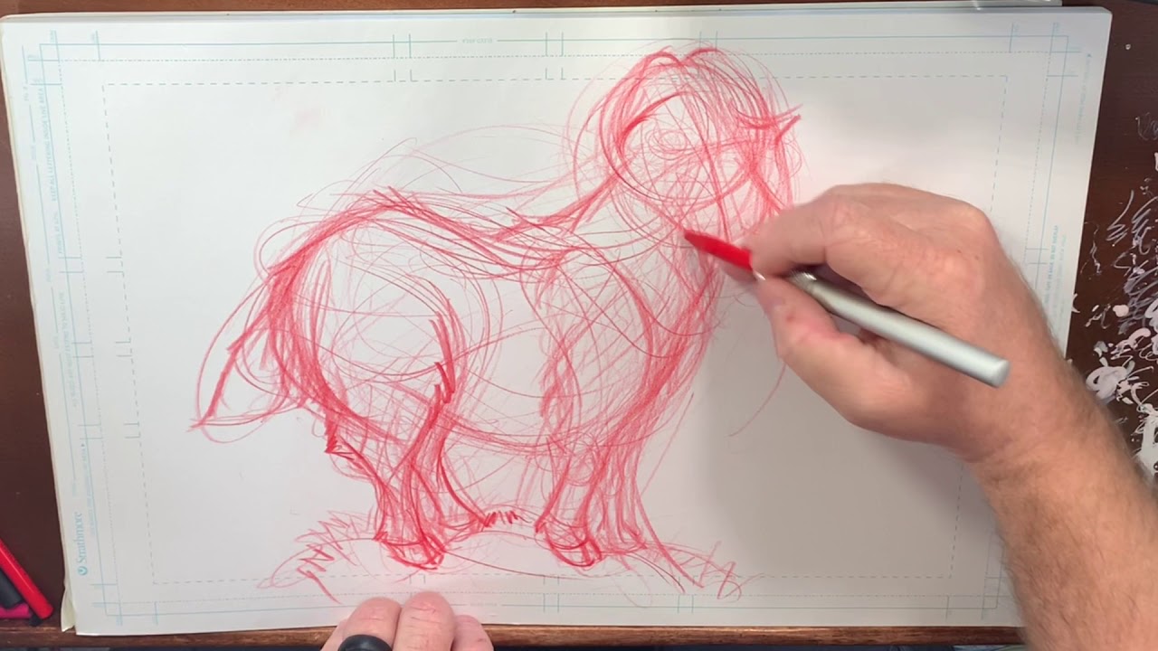 Drawing animal characters from reference - YouTube