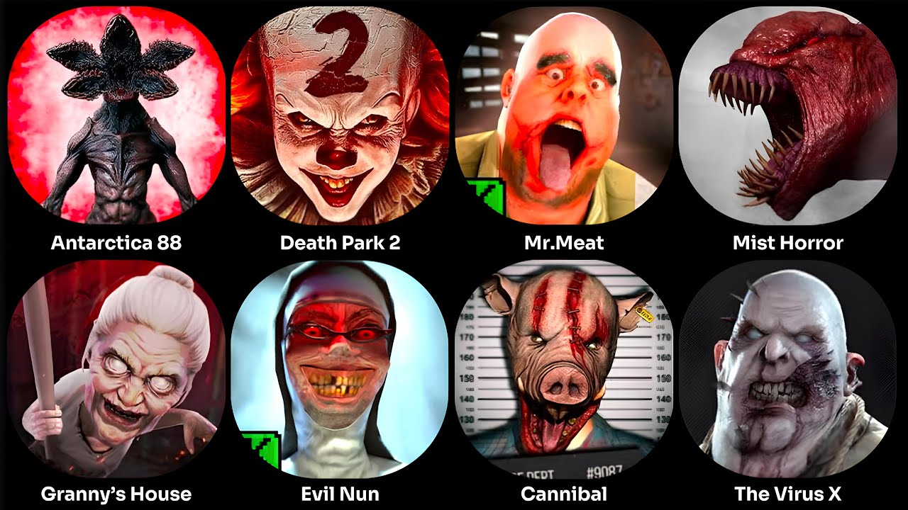 Evil Nun,Grannny'sHouse,Death Park 2,Mr.Meat,Cannibal - YouTube