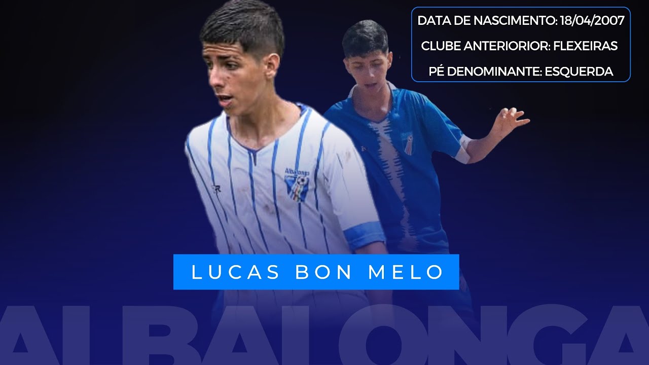 LUCAS BON MELO (2007) - MEIO CAMPISTA & LATERAL-ESQUERDO - YouTube
