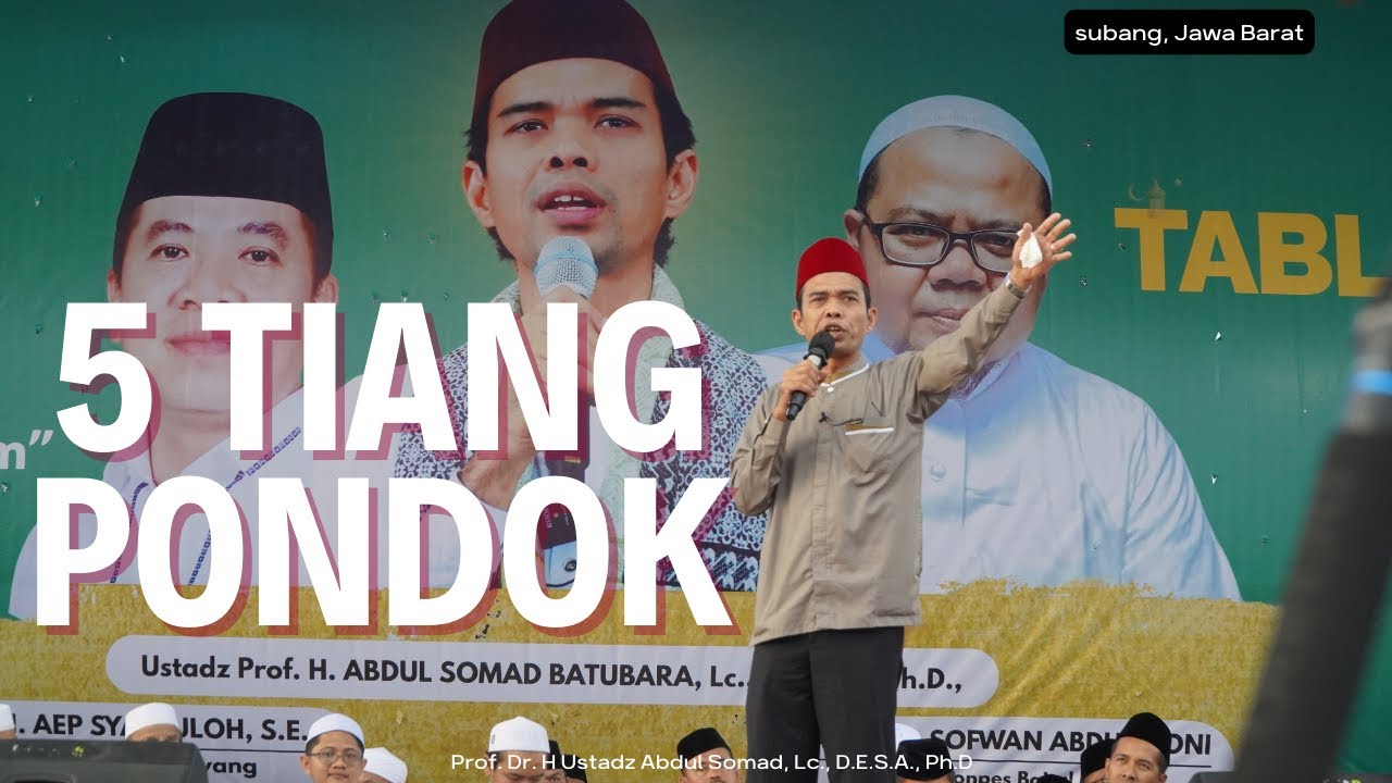 5 Tiang Pondok | Psantren Baitul-Burhan, Karawang, Jawa Barat | Ustadz ...