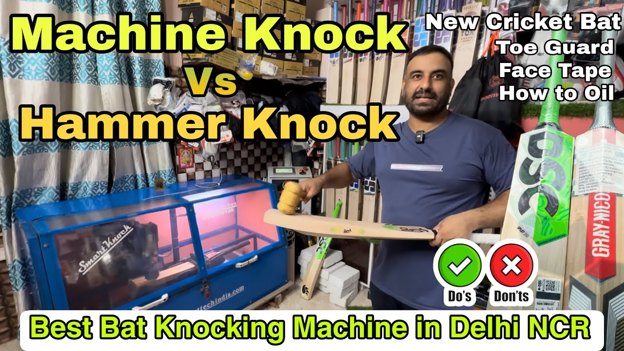 The Ultimate Guide To Machine Knocking in Cricket Bats | izone Cricket ...