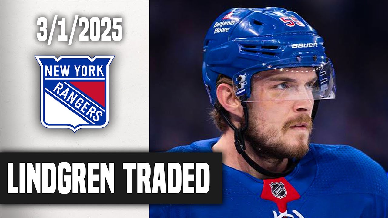 BREAKING: The New York Rangers Have Traded Ryan Lindgren & Jimmy Vesey ...