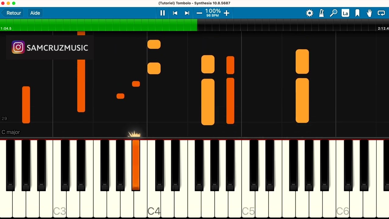 (Tutoriel) Tombolo (Kalash) - Sam Cruz (Piano) Chords - Chordify