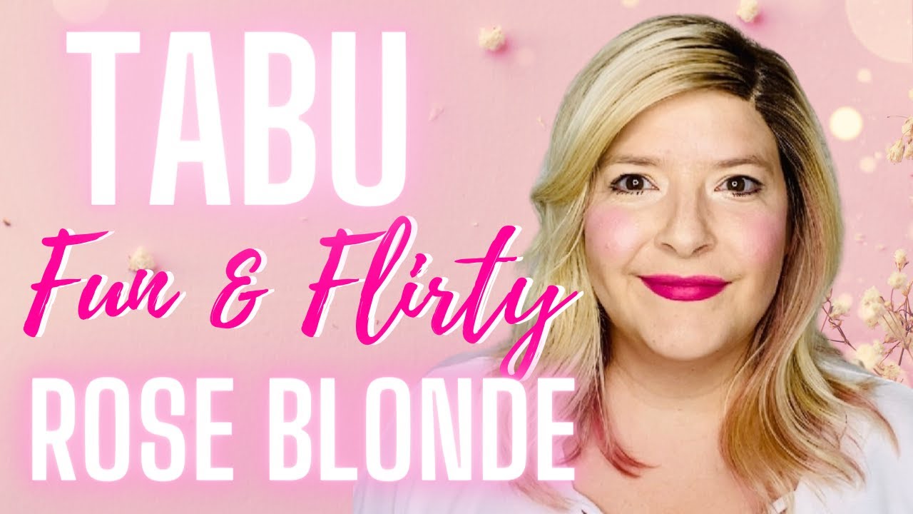 Ellen Wille Wigs- TABU!! 😍😍 Rose Blonde (Secret Pink Wig Style!) - YouTube