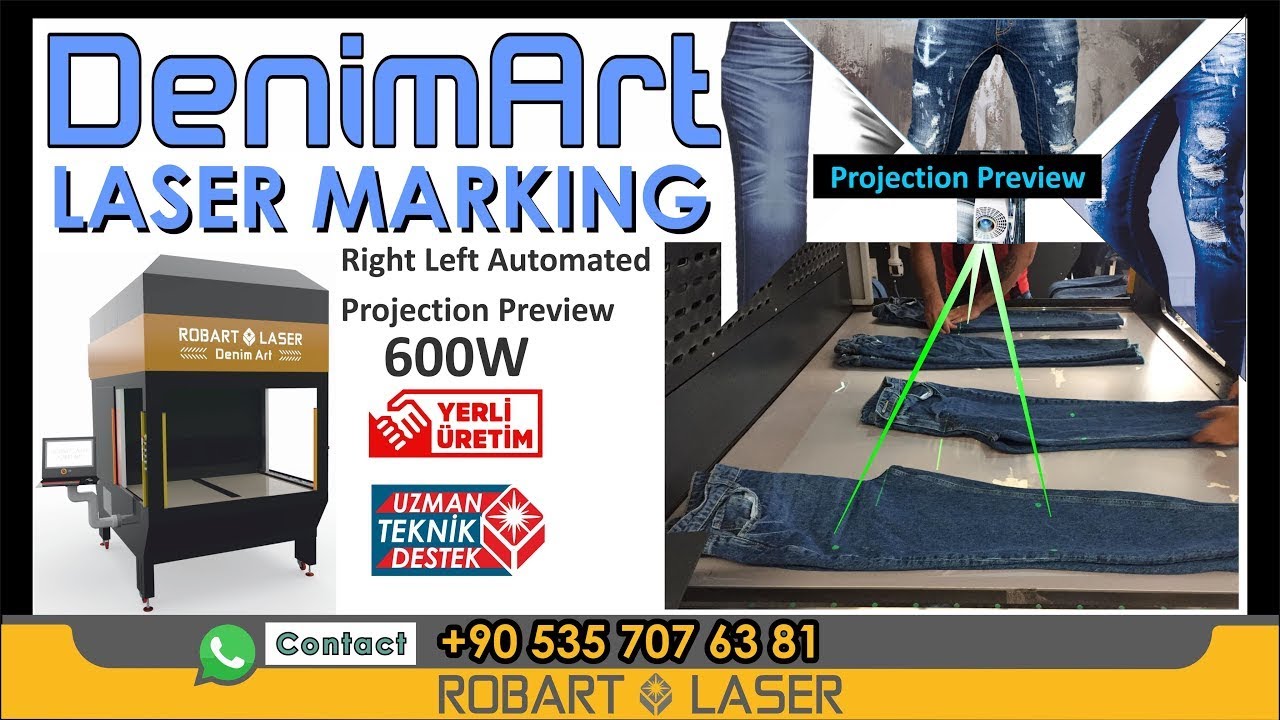 Denim Destroy laser, Jeans Laser, Denimart, ROBART LASER, Denim Jeans ...