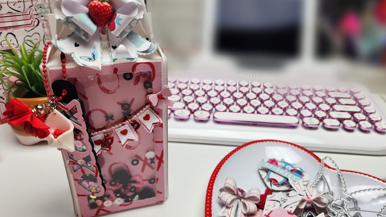 Featuring the Valentine giftbox (tutotial) and XOXO shaker project ...
