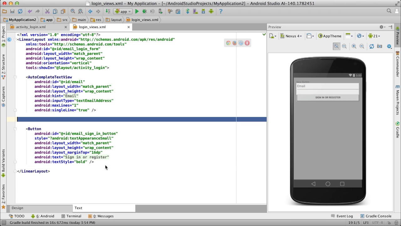 Layout Editor Ep 3, Android Studio - YouTube