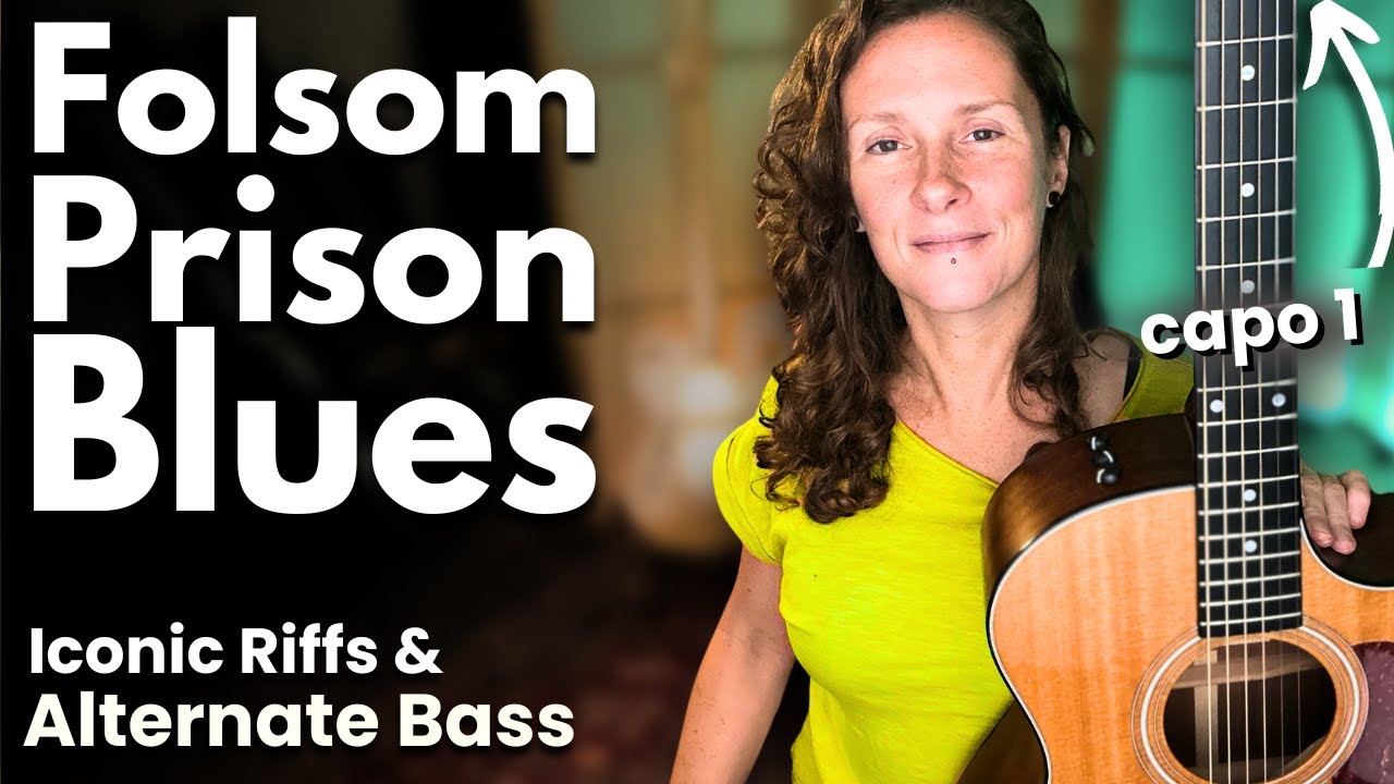 How To Play JOHNNY CASH Folsom Prison Blues | Rhythm Guitar Tutorial ...