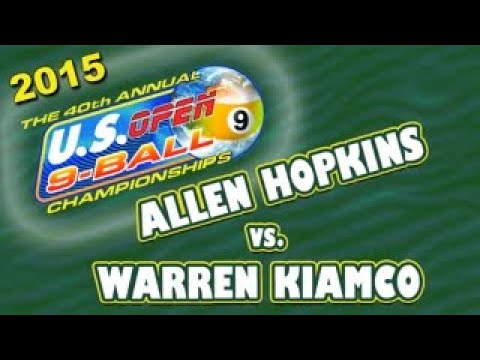 9-BALL - Allen Hopkins vs Warren Kiamco - 2015 US Open 9-Ball Championship