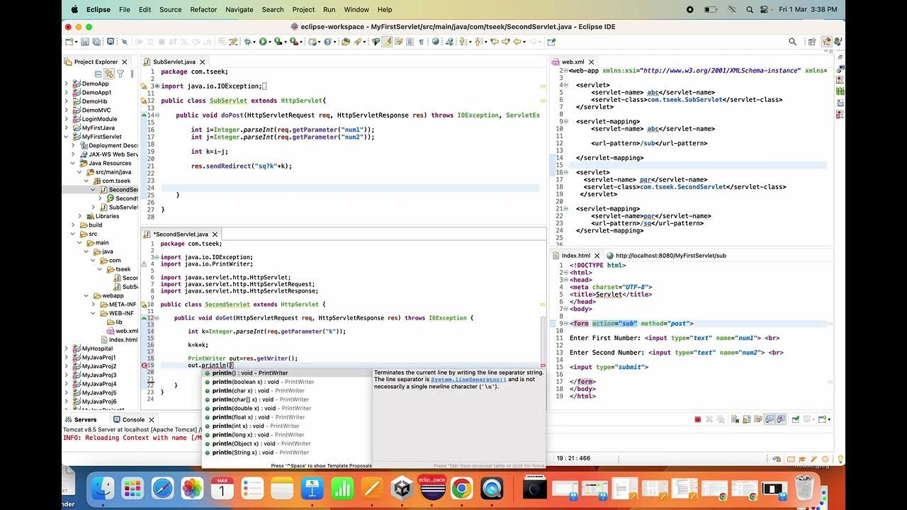 JAVA Servlets - SendRedirect - YouTube