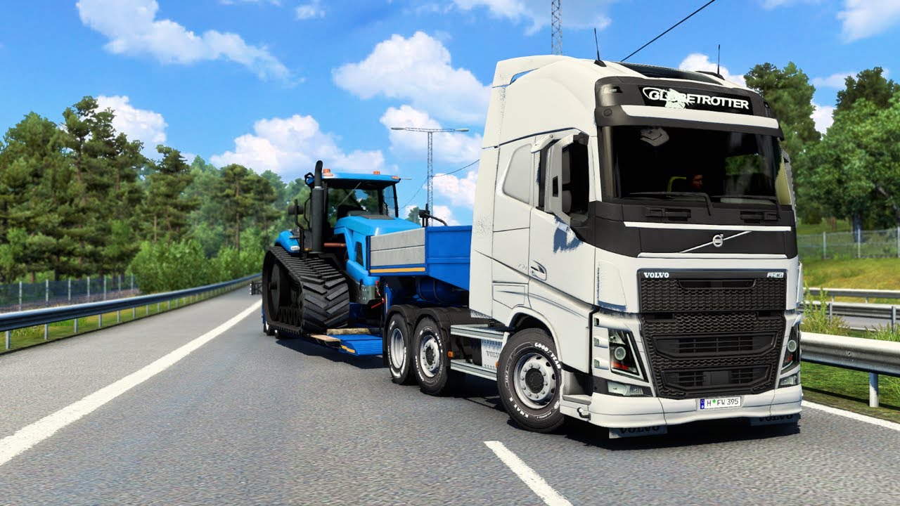 Heavy Haulage Night Driving from Finland to Sweden - Volvo Fh750| ETS2 ...