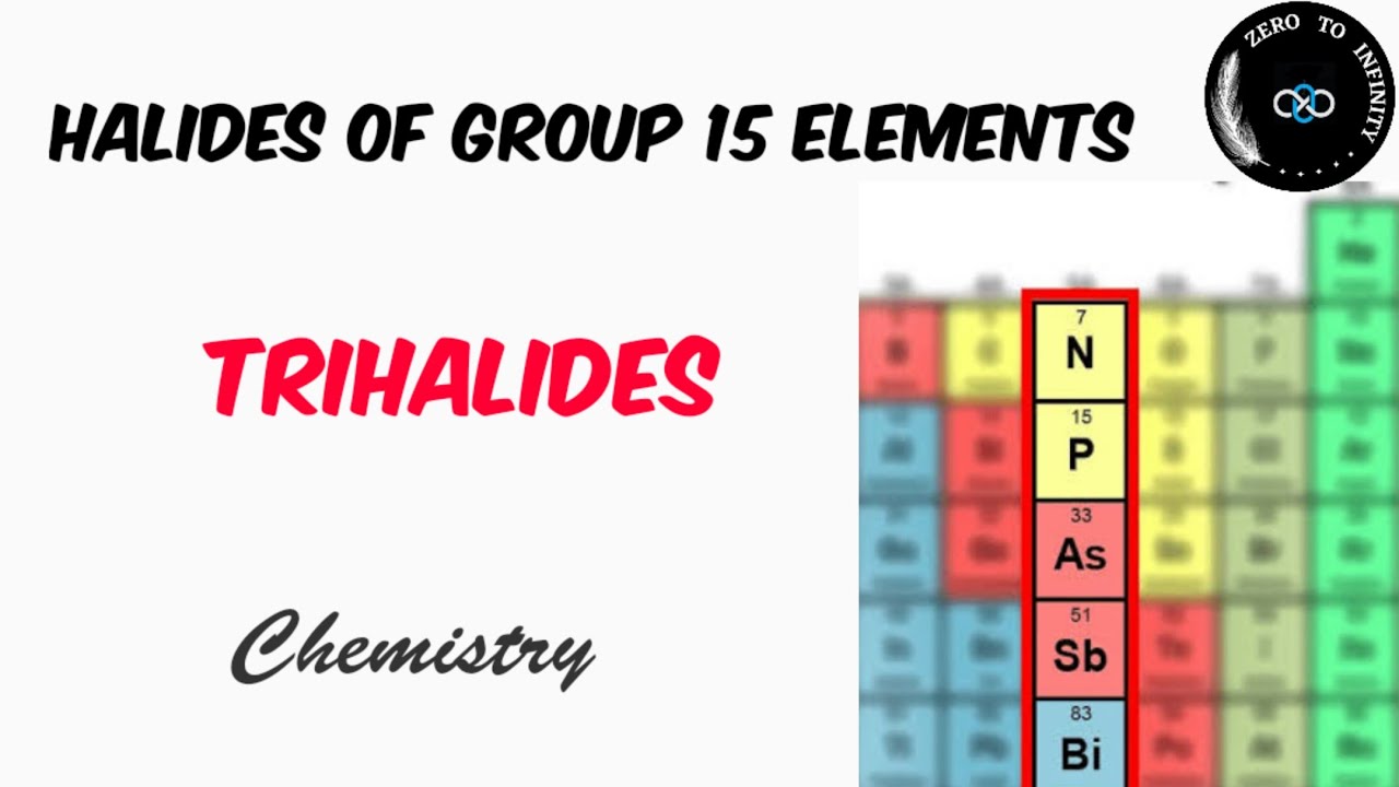 HALIDES OF GROUP 15 ELEMENTS (TRIHALIDES) - YouTube
