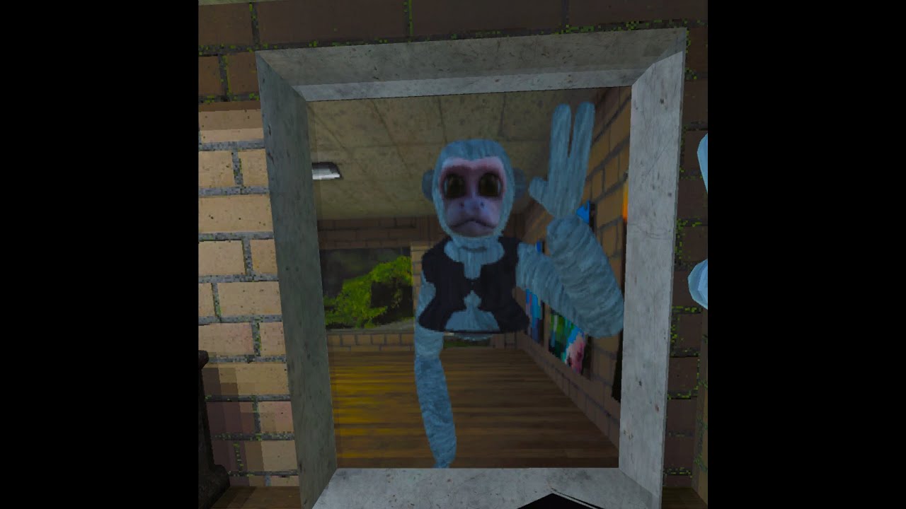 Playing Scary Babbon And Monkey Hub Vr - YouTube