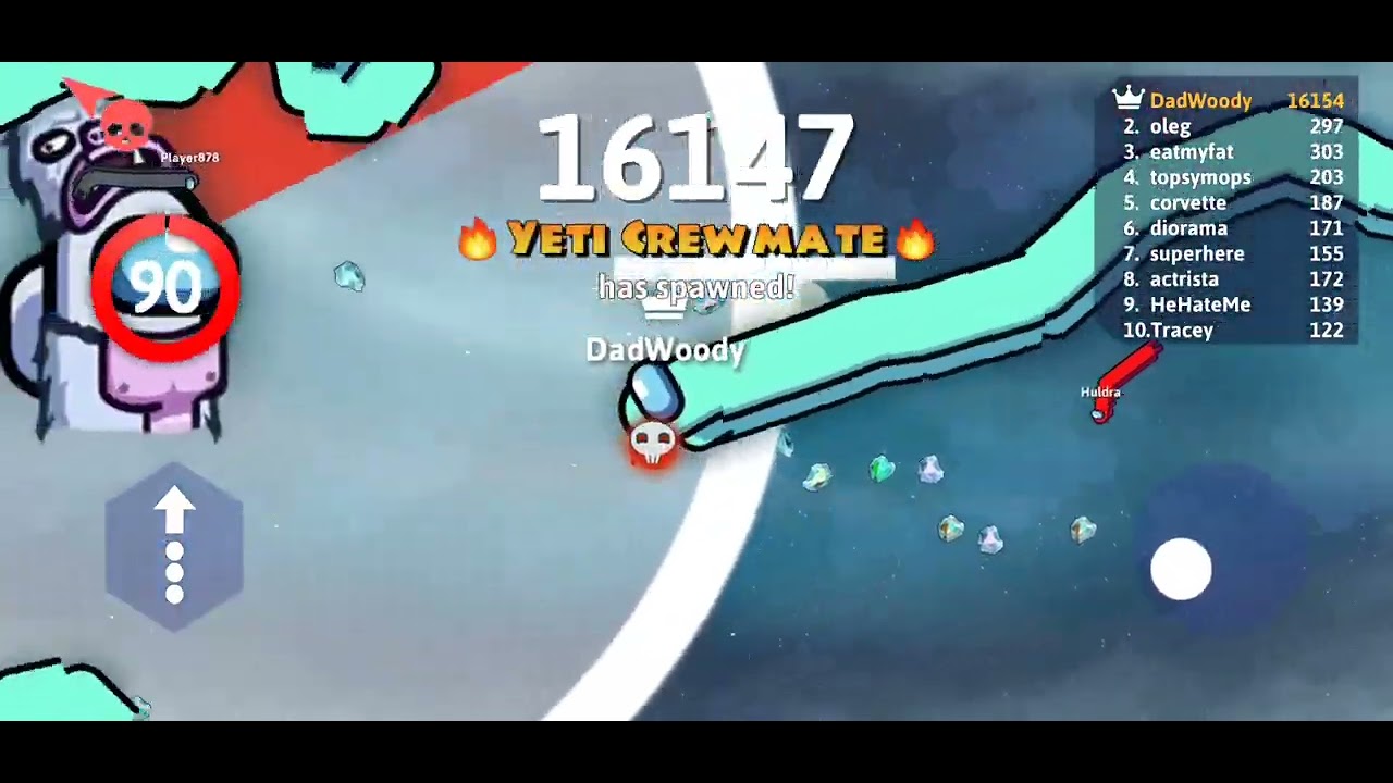 OVER 27,000 in snake io HUNTERS map (AMONG US edition) - YouTube