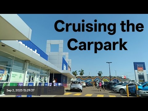 Dash Cam Cruising the Carpark Stuart Park, Darwin Australia 02/09/2025 ...