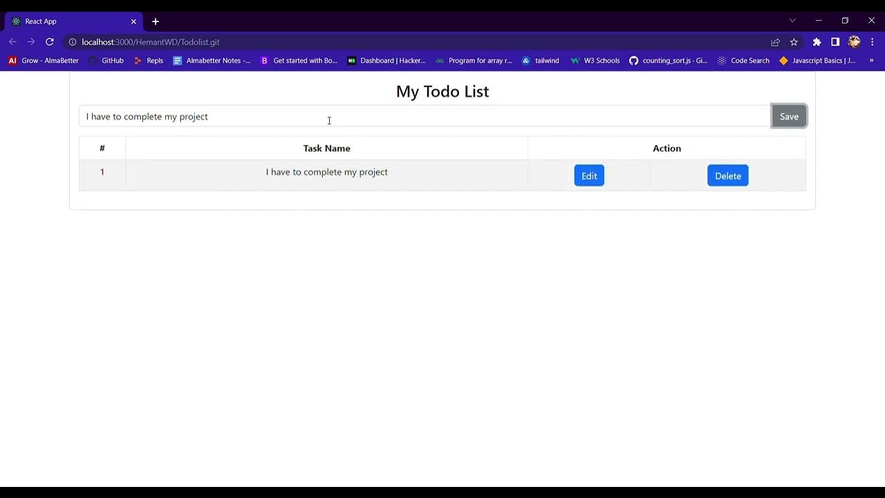 Todolist using Functional Component - YouTube