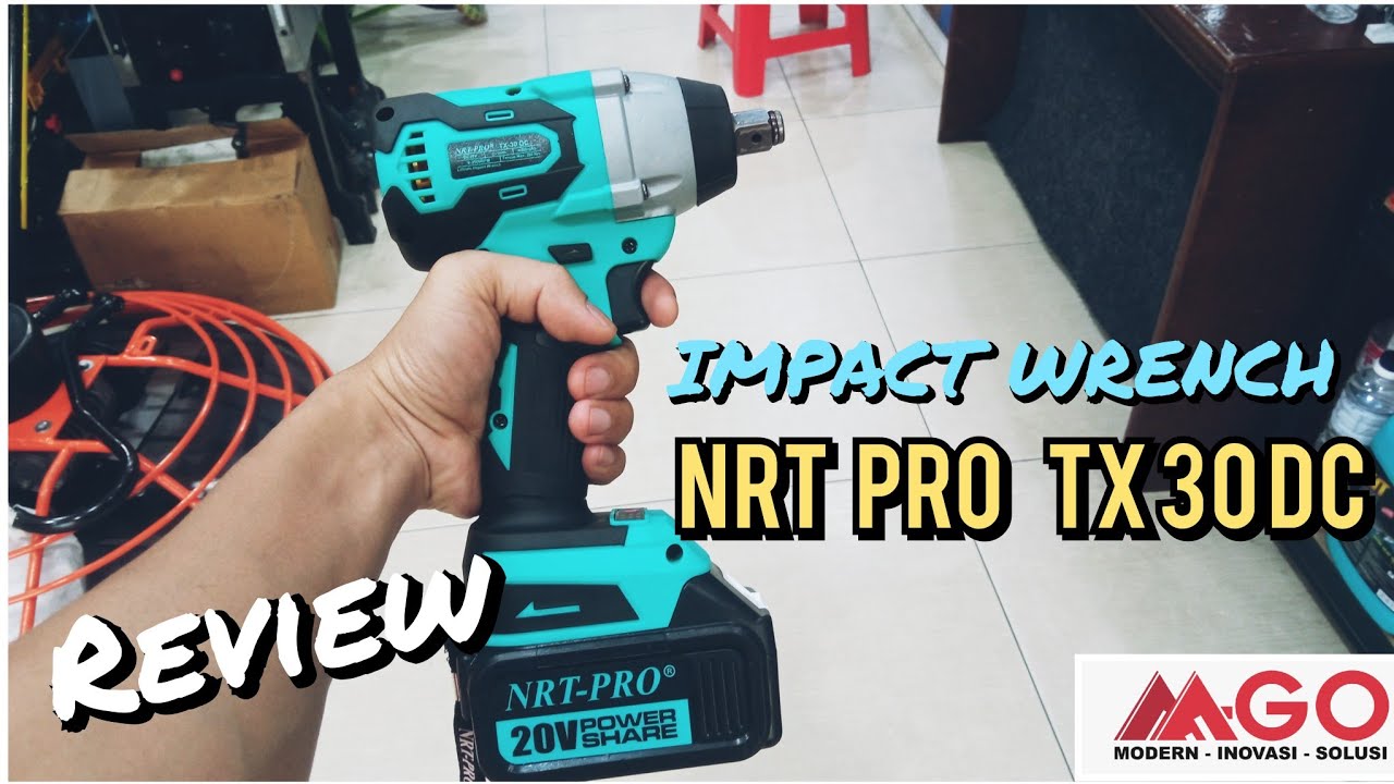 Review impact Wrench NRT PRO TX 30 DC - YouTube
