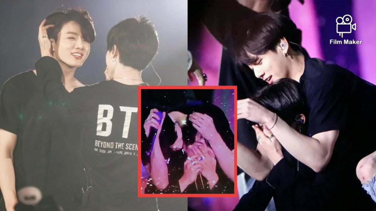 Jikook cry moments and cuddle each other - YouTube