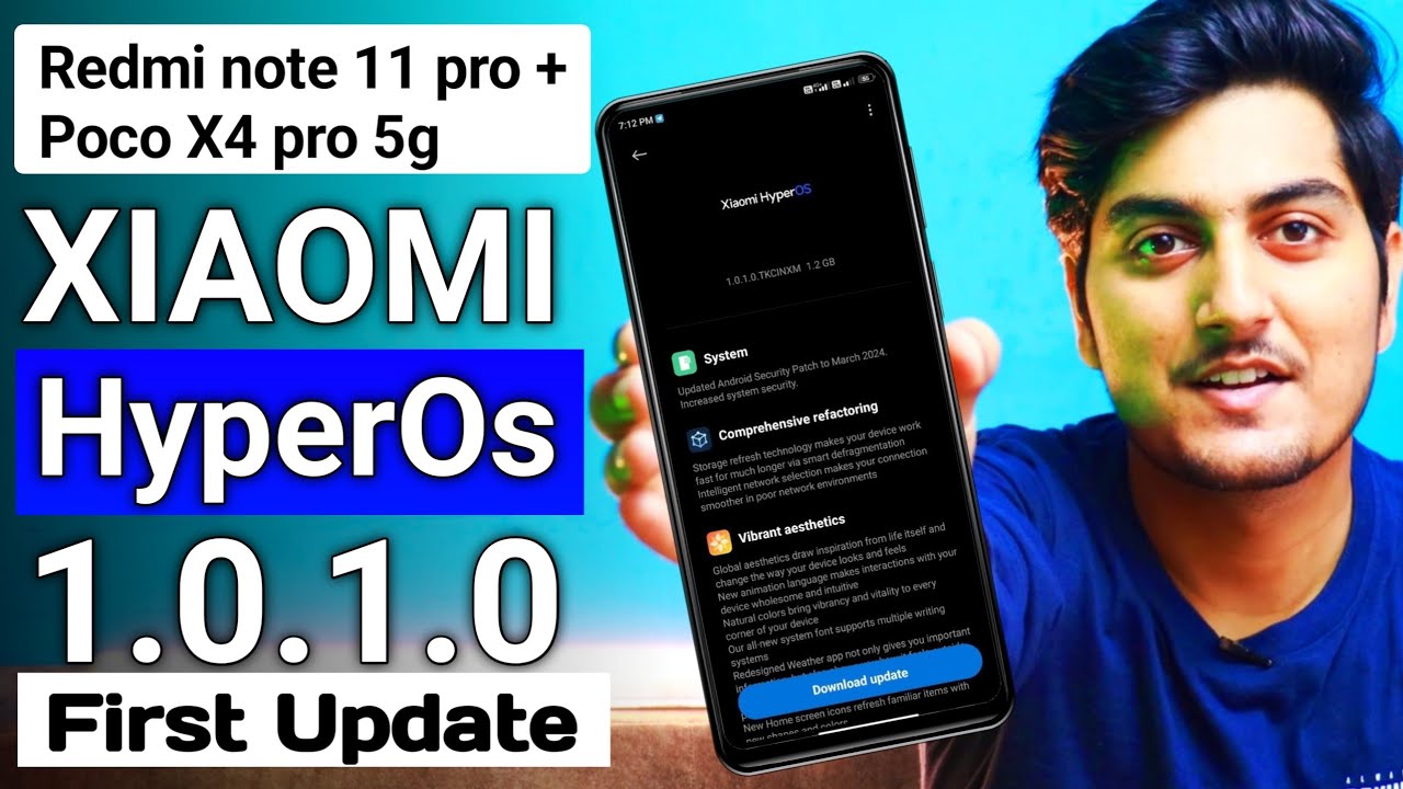 Redmi Note 11 Pro Plus & Poco X4 Pro 5G First HyperOs 1.0.1.0 INDIA ...