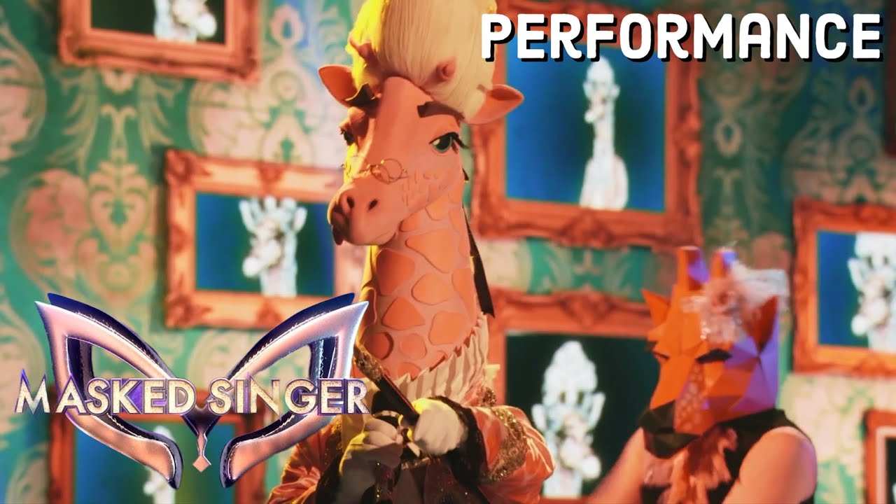 Giraffe sings “Let’s Get It Started” by Black Eyes Peas | THE MASKED ...