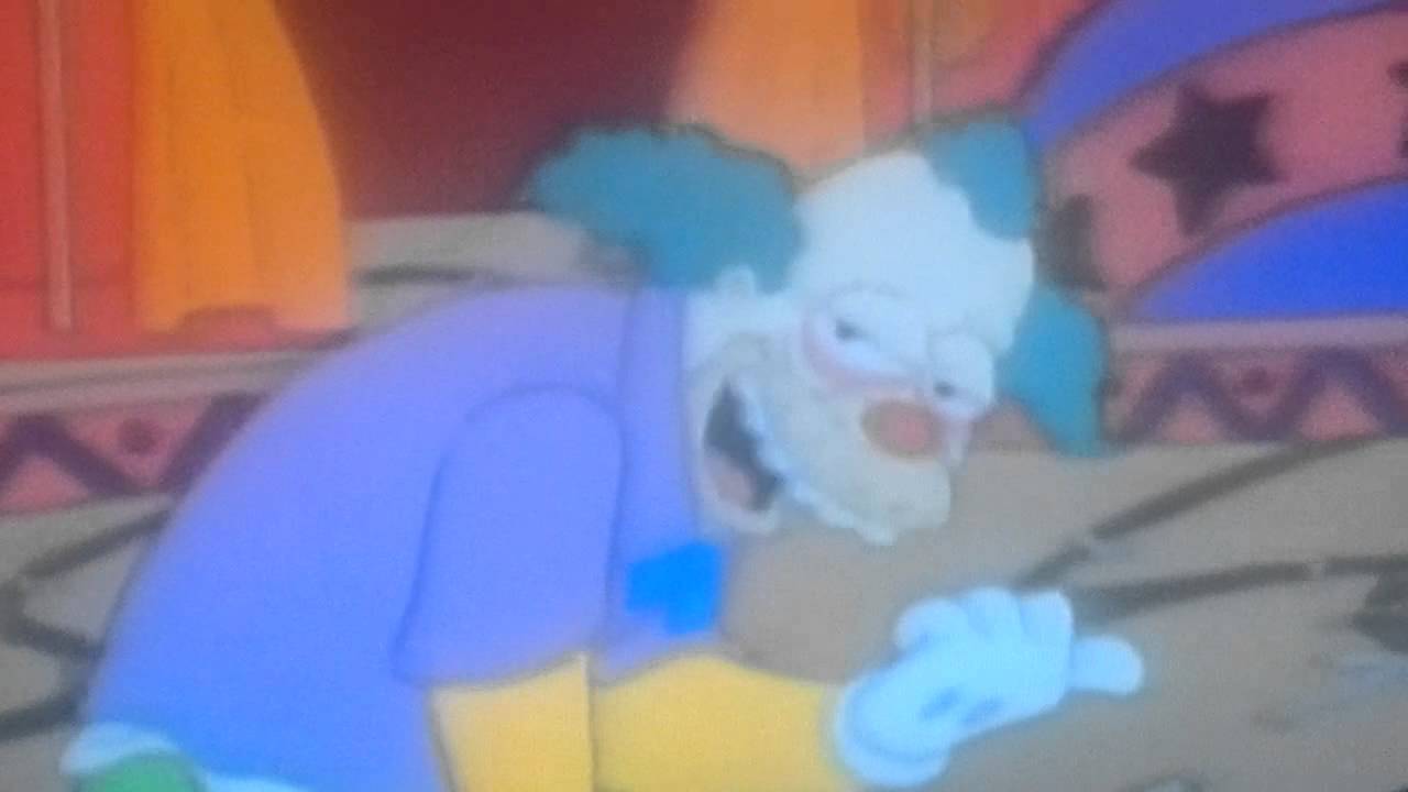 Drunk krusty the clown - YouTube