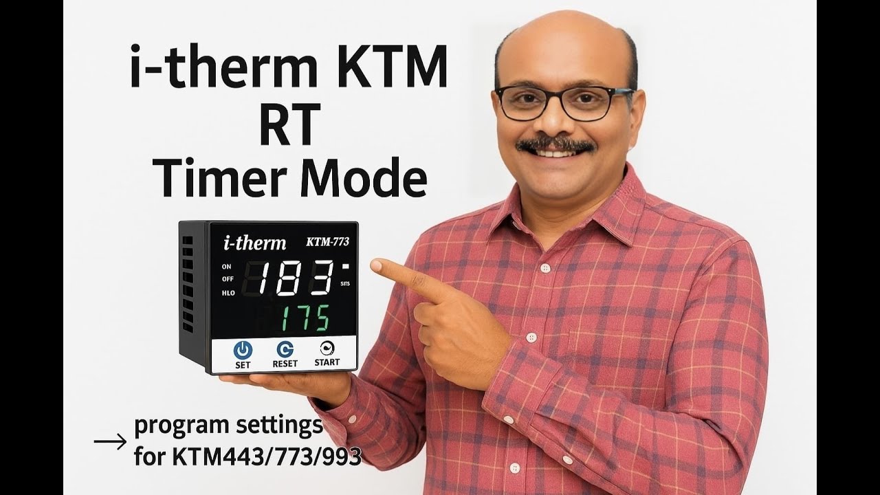 KTM- 443/ 773/ 993 as RT Timer Mode i therm Programming Settings - YouTube