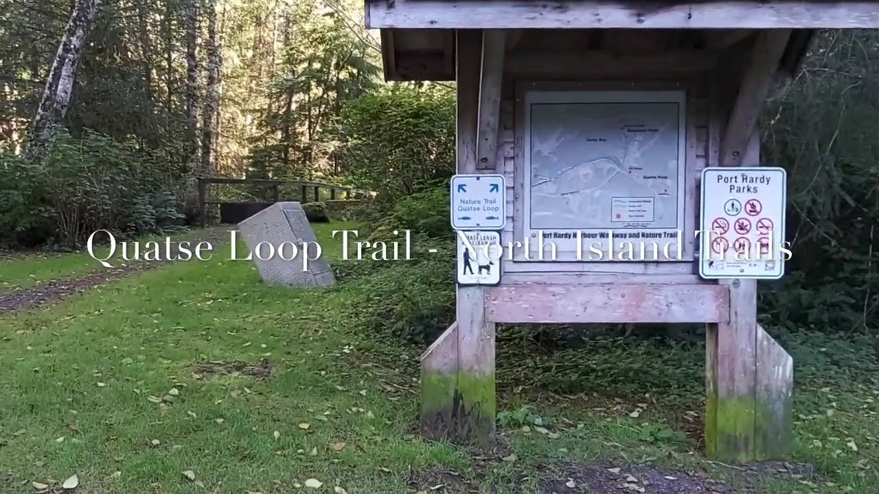 Trail in Port hardy - Quatse Loop Trail - North Island Trails - YouTube