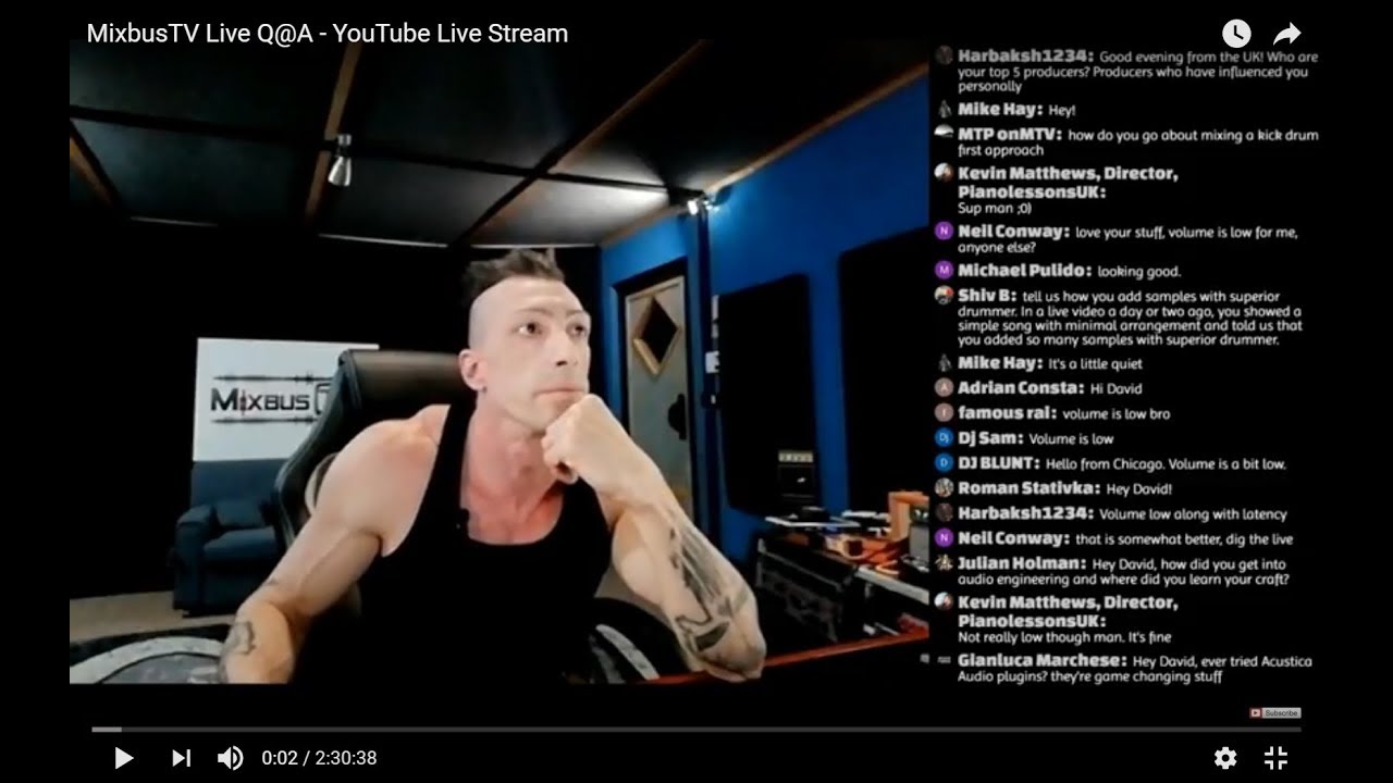 MixbusTV Live Q@A 6/13/18 - [REUPLOAD AUDIO FIXED] YouTube Live Stream ...