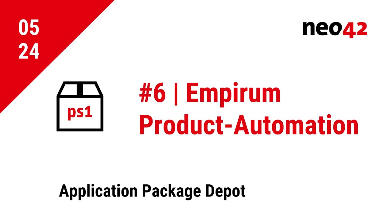 #6 Matrix42 Empirum Product-Automation | neo42 Application Package ...