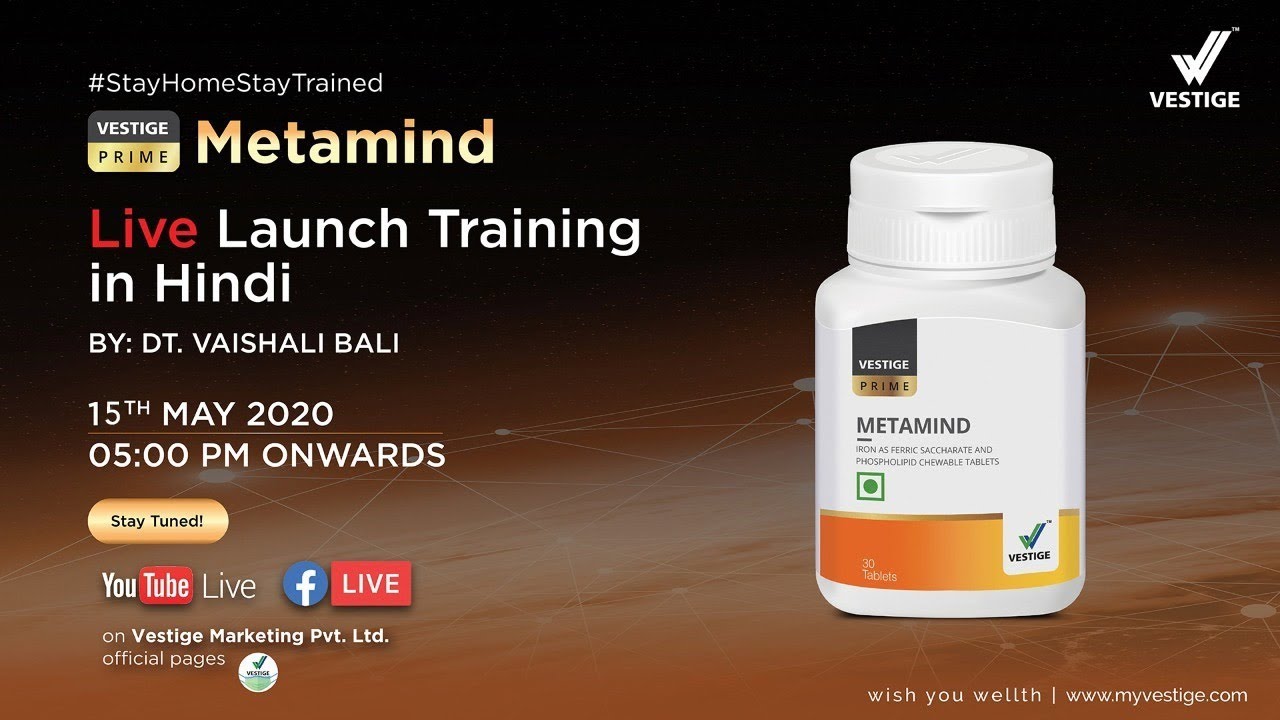 Vestige Metamind Training in Hindi by Dt. Vaishali Bali - YouTube