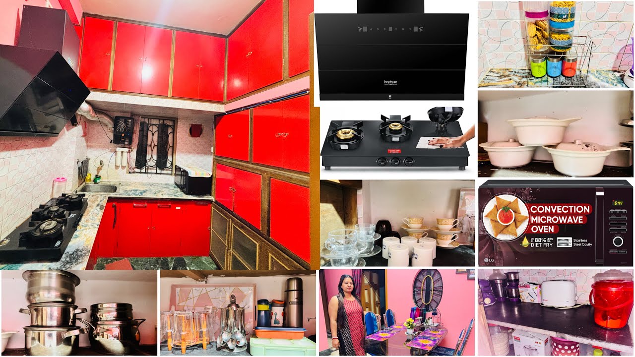 Kitchen tour ॥Bengali kitchen tour ॥non modular kitchen tour in Bengali ...