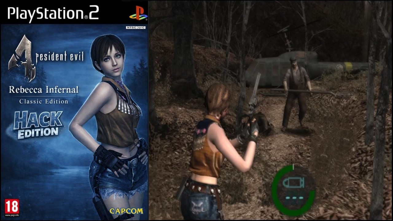 Resident Evil 4 Rebecca Infernal Edition HACK - YouTube