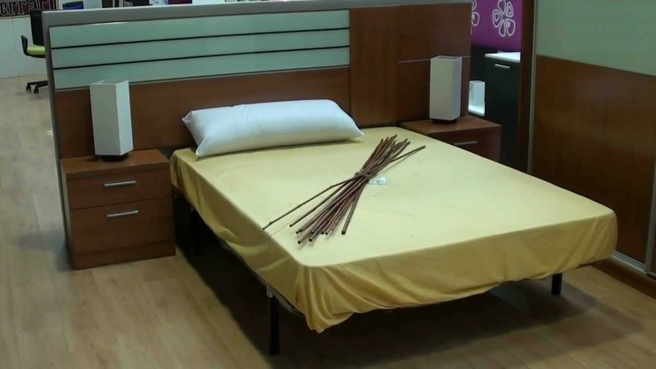 Dormitorio matrimonio diseño color cerezo - YouTube