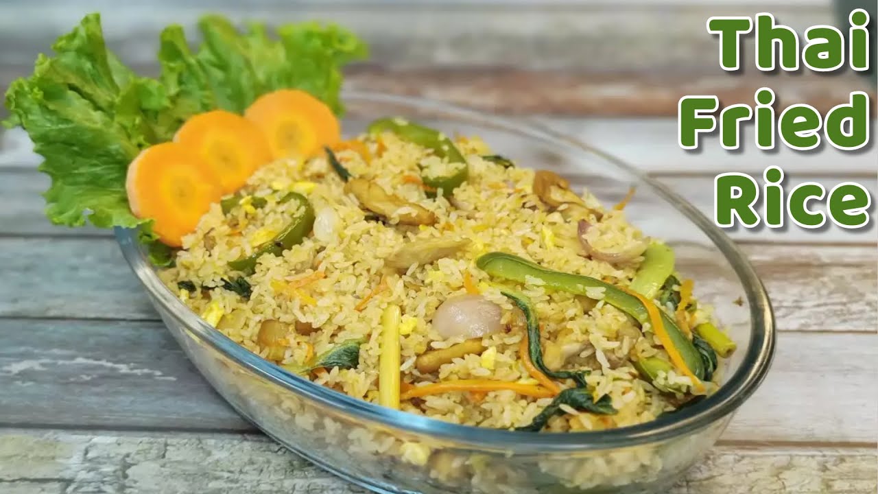 Restaurant style Thai fried rice || Thai fried rice easy recipe || Thai ...