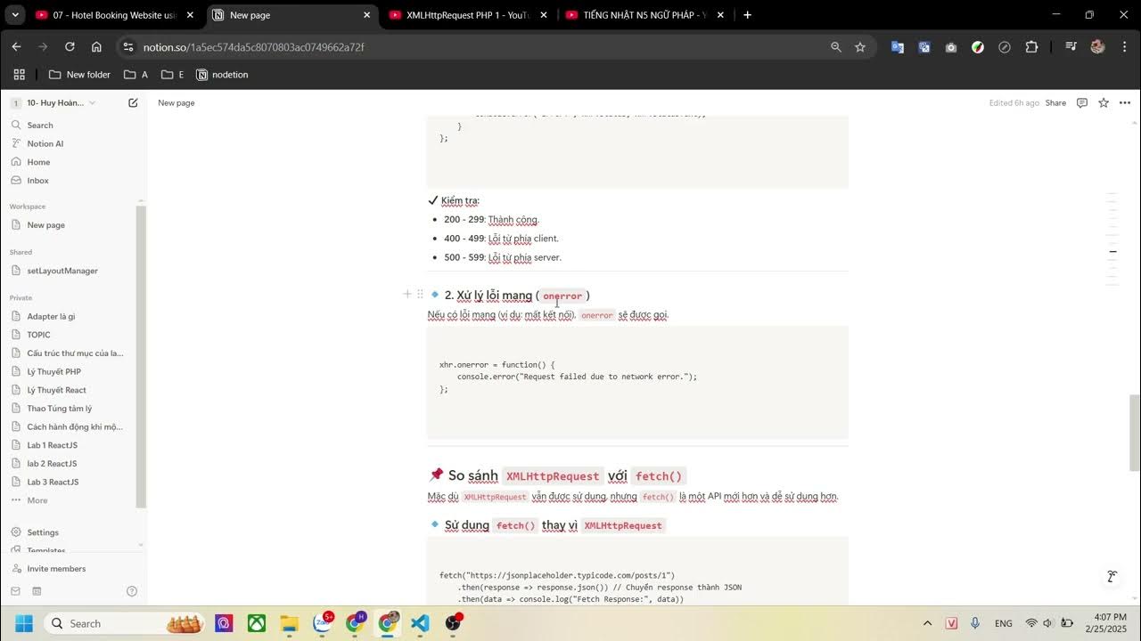 Xử lý lỗi mạng onerror - YouTube