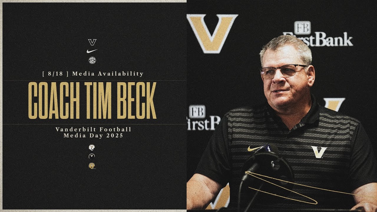 2025 Vanderbilt Football Media Day | Tim Beck - YouTube