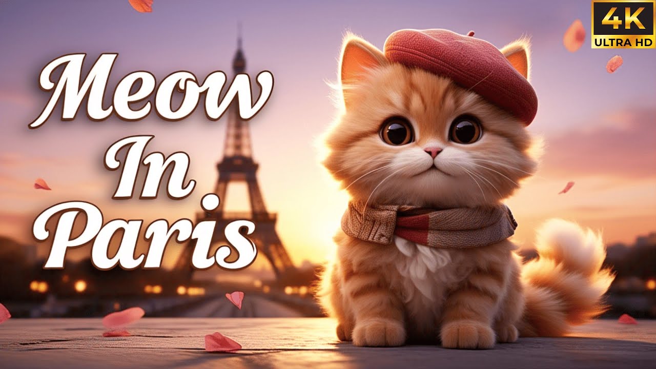 Meow in Paris: Meow’s Dream😻 ️🗼 - YouTube