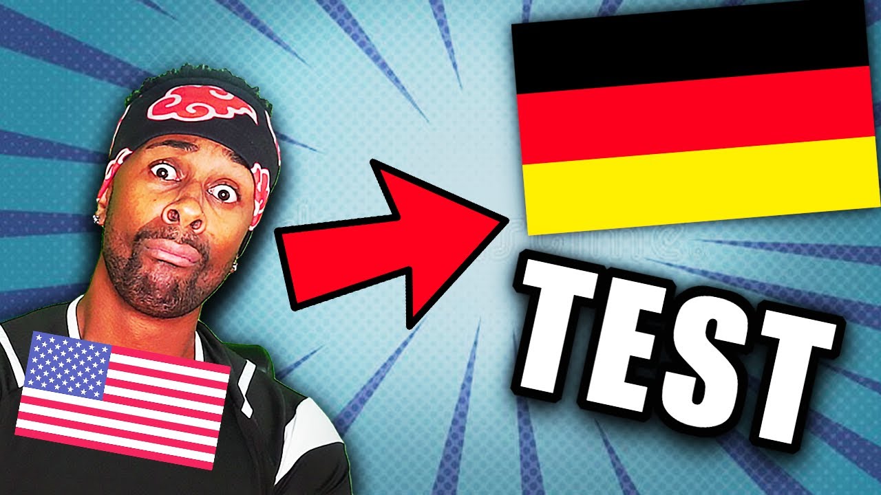 American Takes GERMAN QUIZ Meant for Kindergarteners - YouTube