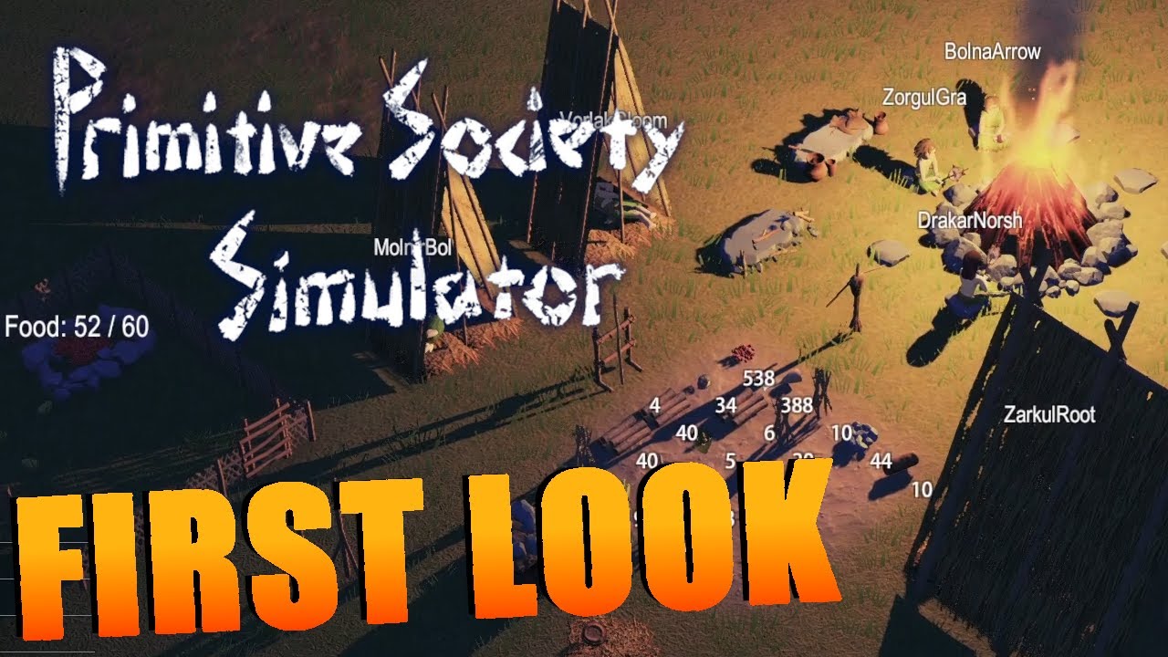 Primitive Society Simulator - Gameplay - YouTube