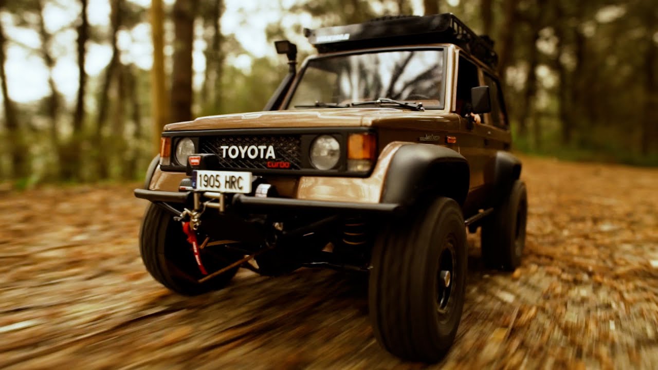 Toyota LJ70 Scale Build - All terrain runs! - YouTube