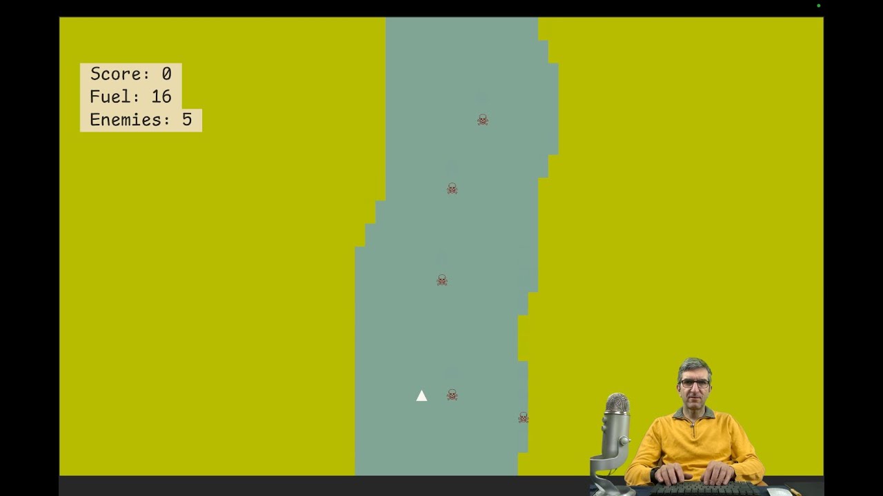 River Raid Rust in Terminal: Adding color and text based graphics - YouTube