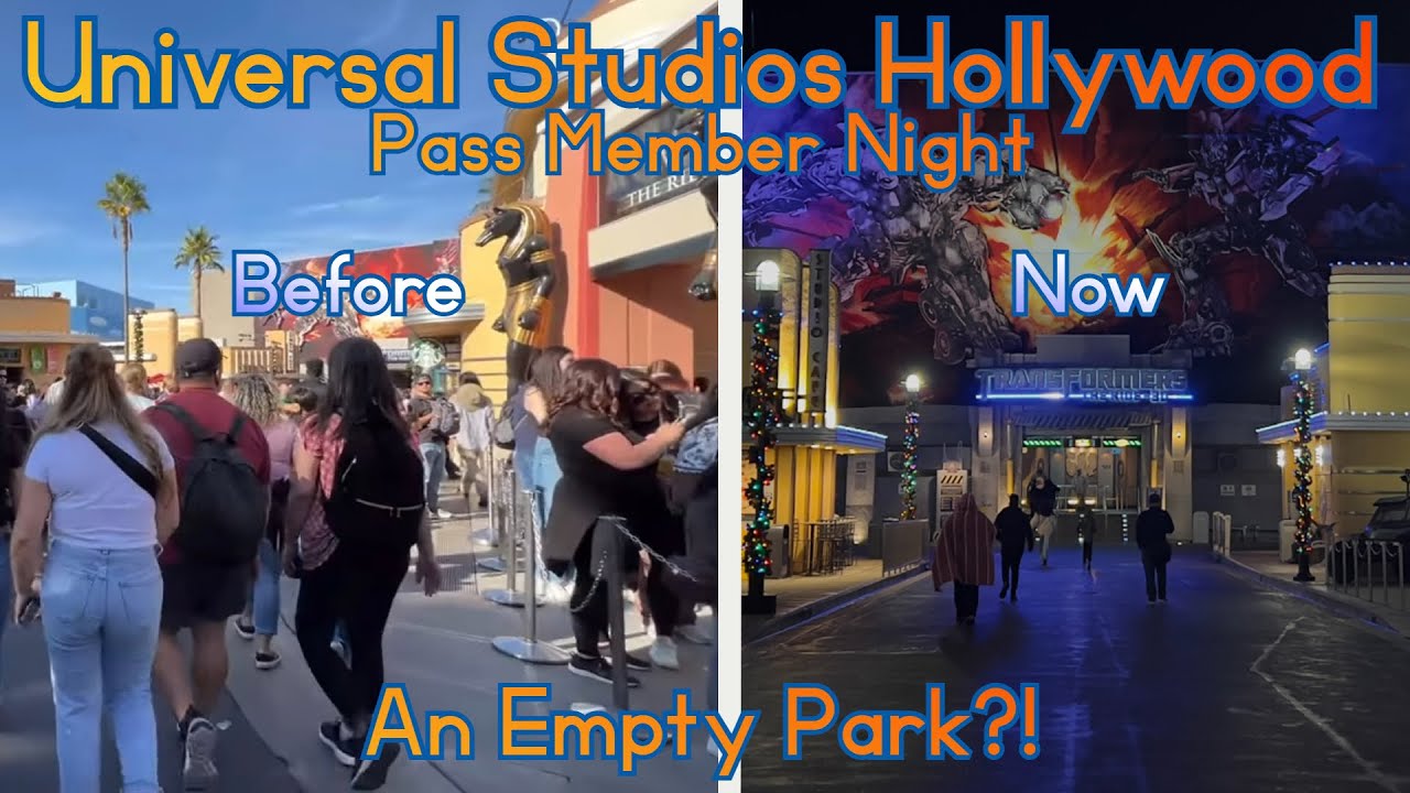 Pass Member Night is Empty! Special Night for Pass Members | Park ...