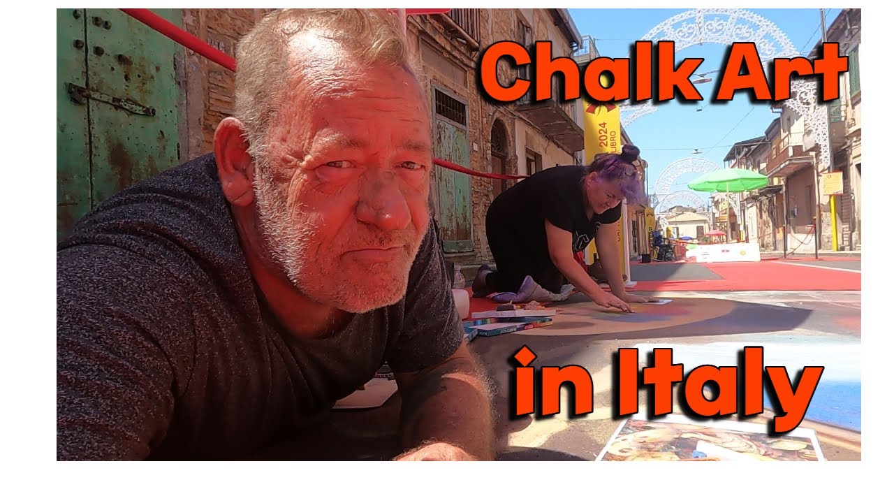 Chalk Art In Italy - YouTube