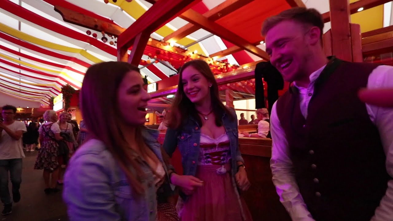 visiting frülingsfest in stuttgart - YouTube