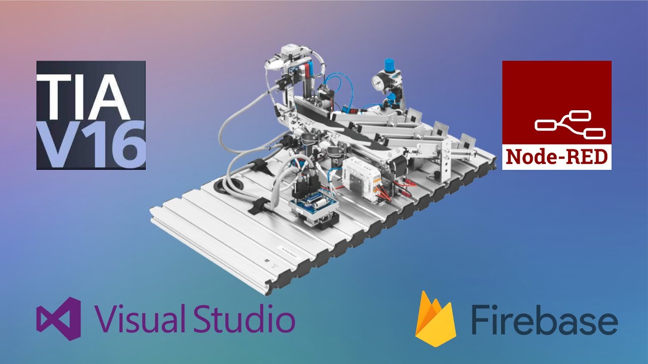 Control MPS Sorting | Visual Studio - FireBase - TiaPortal - Node-RED - YouTube