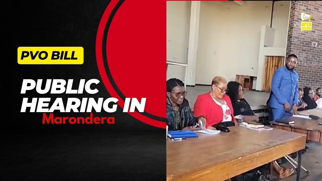 PVO Bill: Public Hearing in Marondera - YouTube