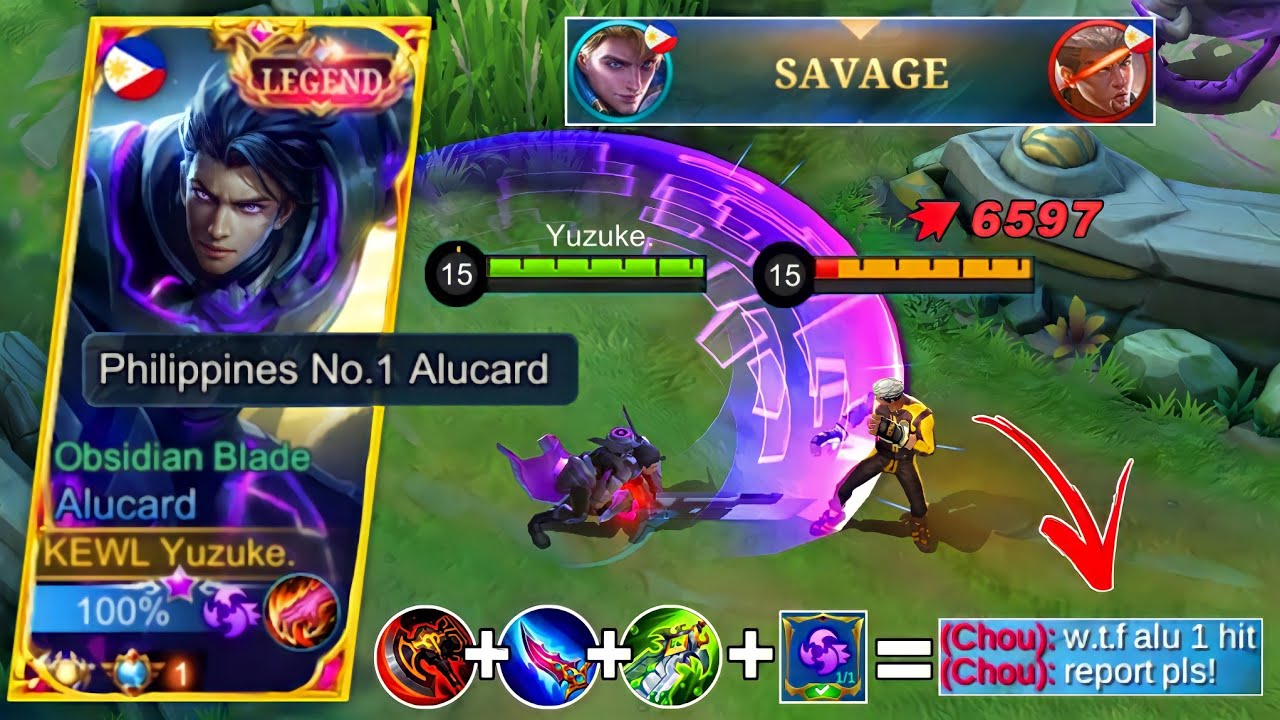 WTF DAMAGE!!! | Best Alucard 1 HIT BUILD & EMBLEM for AUTOWIN! | Top 1 ...