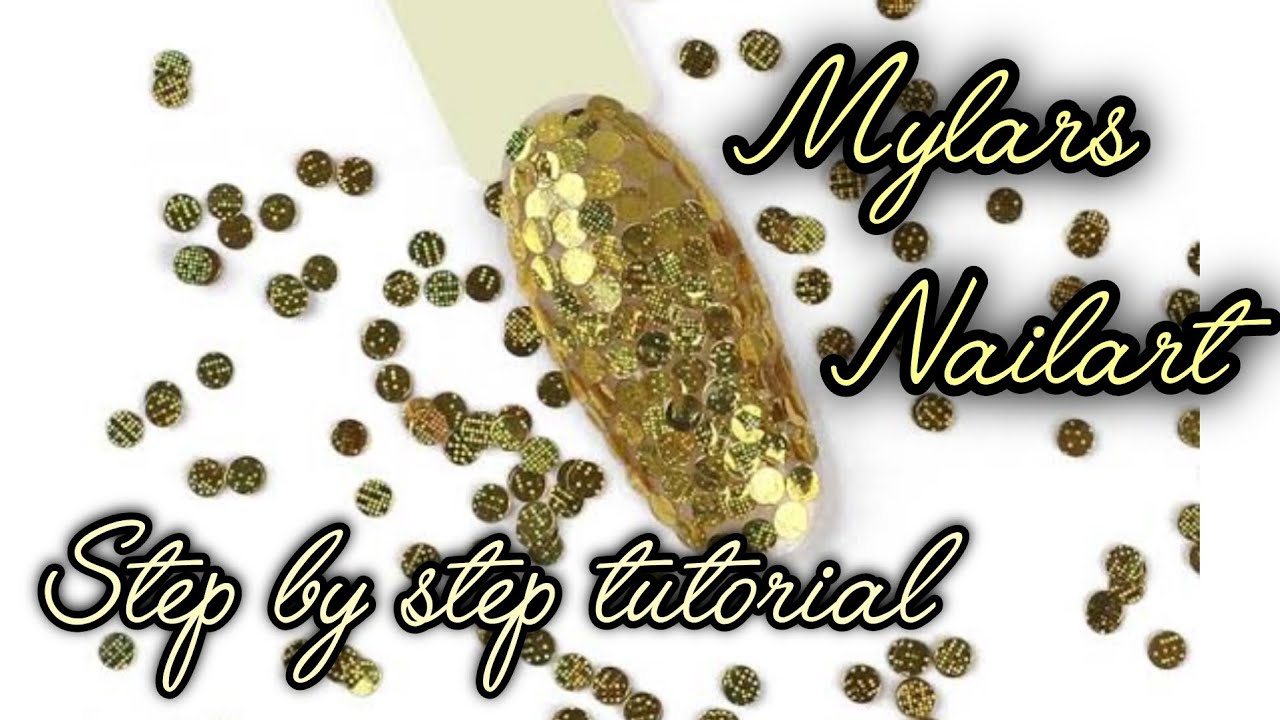 Stunning mylars nailart- step by step tutorial for beginners! - YouTube