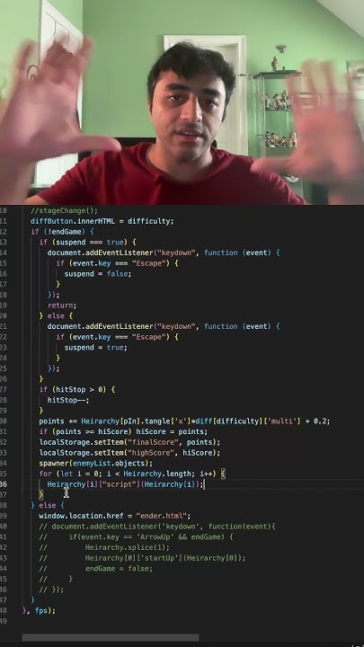 Programming a game while learning JavaScript #shorts #gaming #gamedev #indiedev - YouTube